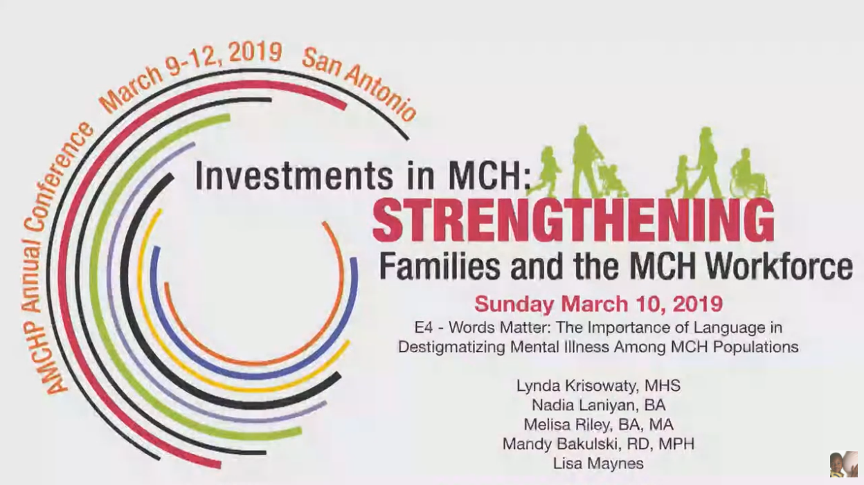 Words Matter: The Use of Language in Destigmatizing Mental Illness - AMCHP