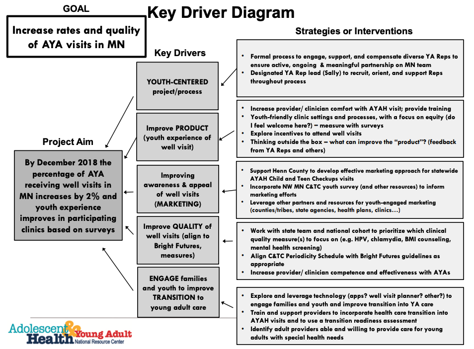 Key Driver Diagram (Minnesota Example) - AMCHP